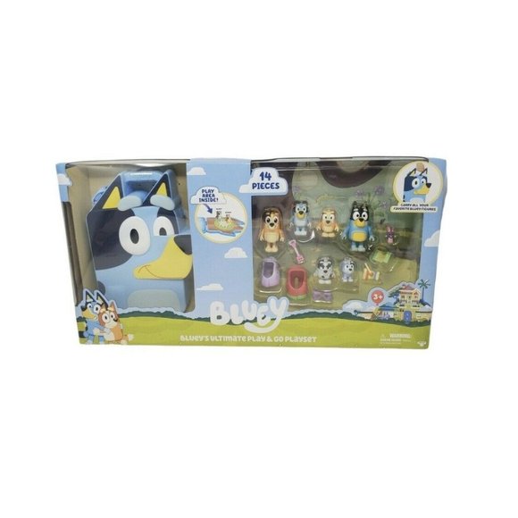 Bluey | Toys | New Bluey Blueys Ultimate Play Go Playset 4 Pieces ...